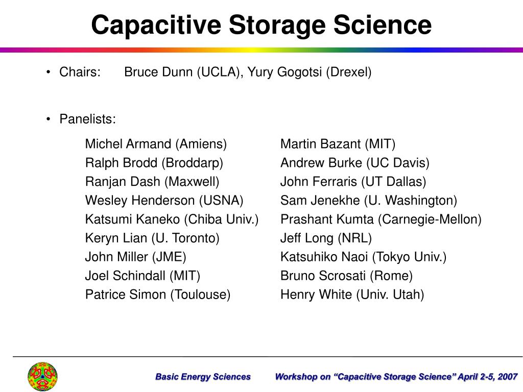 PPT - Capacitive Storage Science PowerPoint Presentation, free download ...