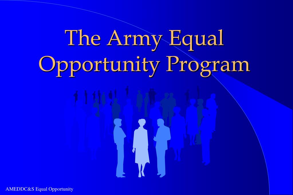 PPT - The Army Equal Opportunity Program PowerPoint Presentation, free ...