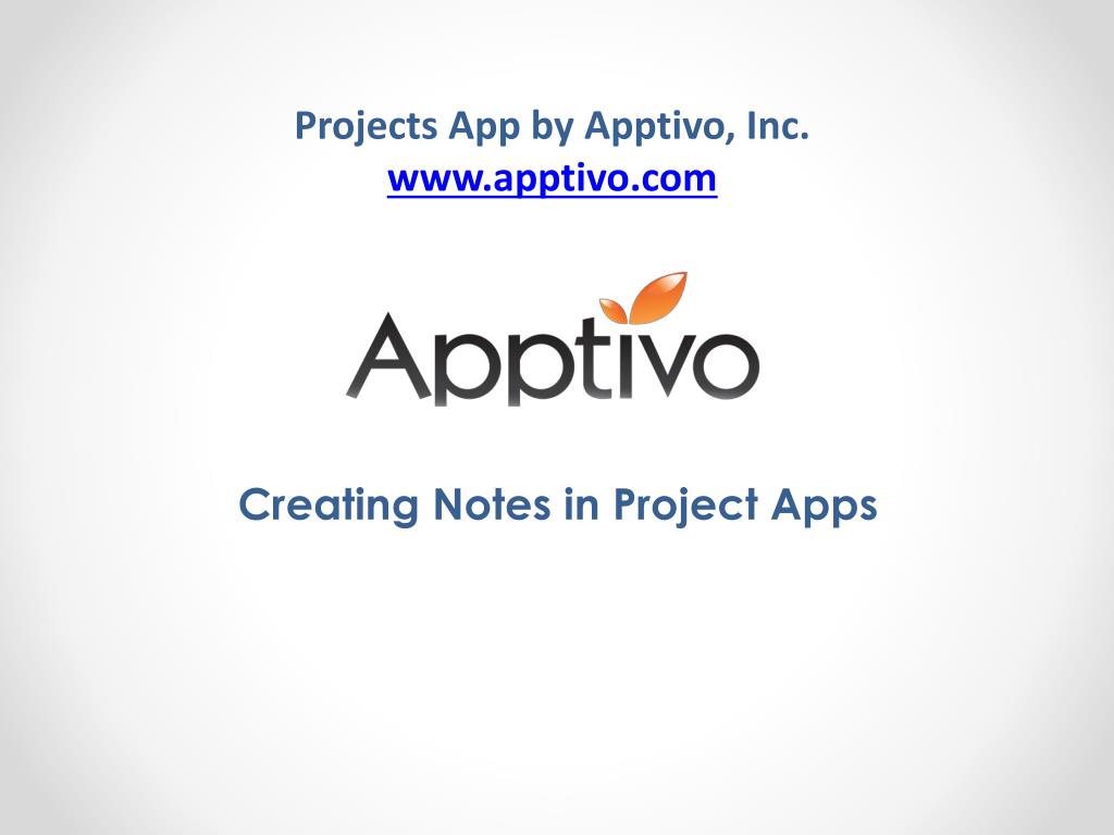 PPT - Creating Notes-Project APP PowerPoint Presentation, free download ...