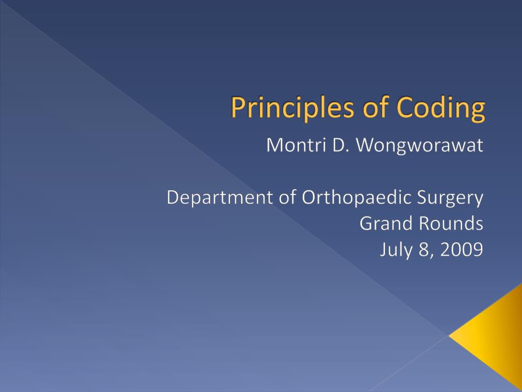 PPT - Principles of Coding PowerPoint Presentation, free download - ID ...