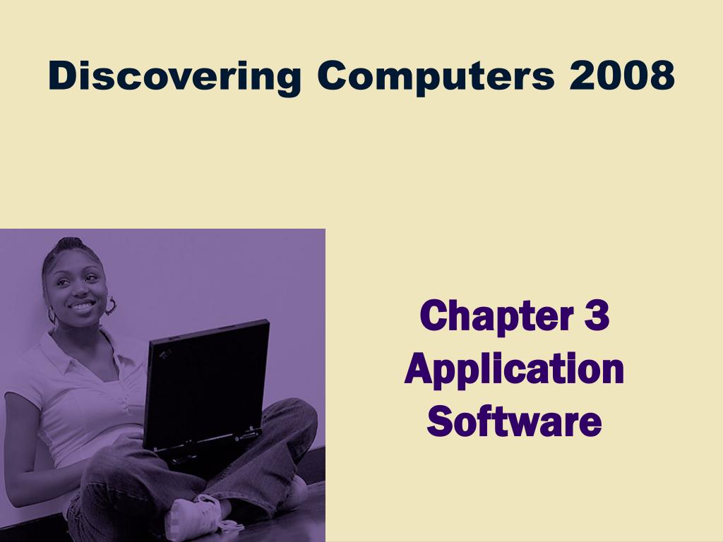 PPT - Chapter 3 Application Software PowerPoint Presentation, free ...