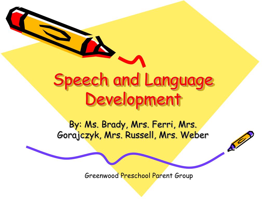 PPT - Speech and Language Development PowerPoint Presentation, free ...