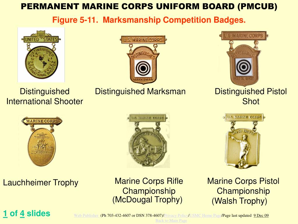 PPT - Figure 5-11. Marksmanship Competition Badges. PowerPoint ...
