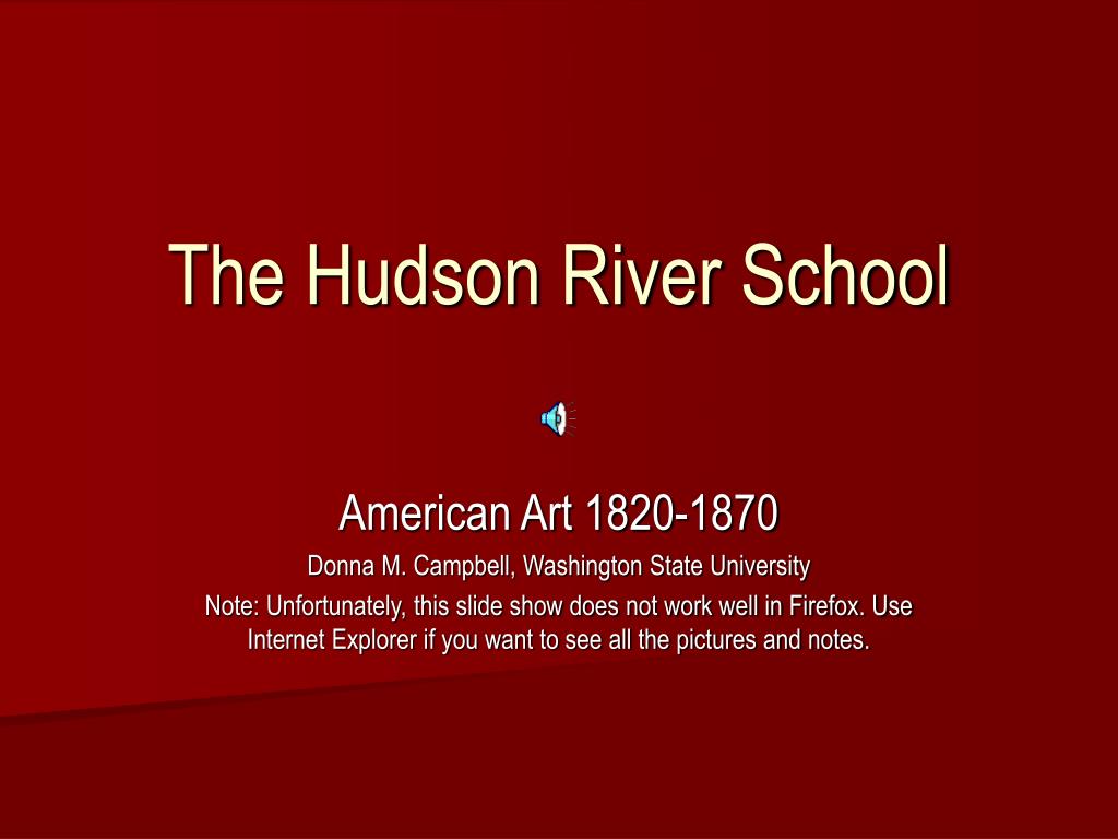 PPT - The Hudson River School PowerPoint Presentation, free download ...