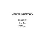 PPT - COURSE SUMMARY PowerPoint Presentation, free download - ID:6083140
