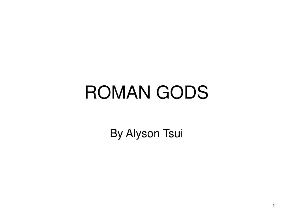 PPT - ROMAN GODS PowerPoint Presentation, free download - ID:204410