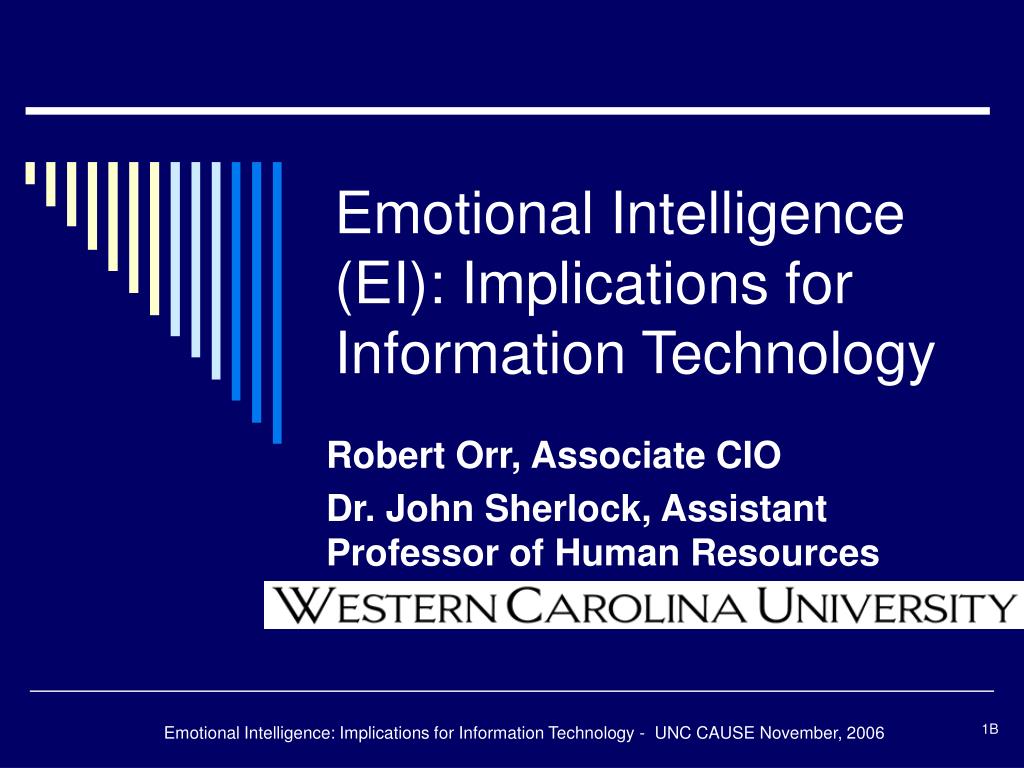 PPT - Emotional Intelligence (EI): Implications for Information ...