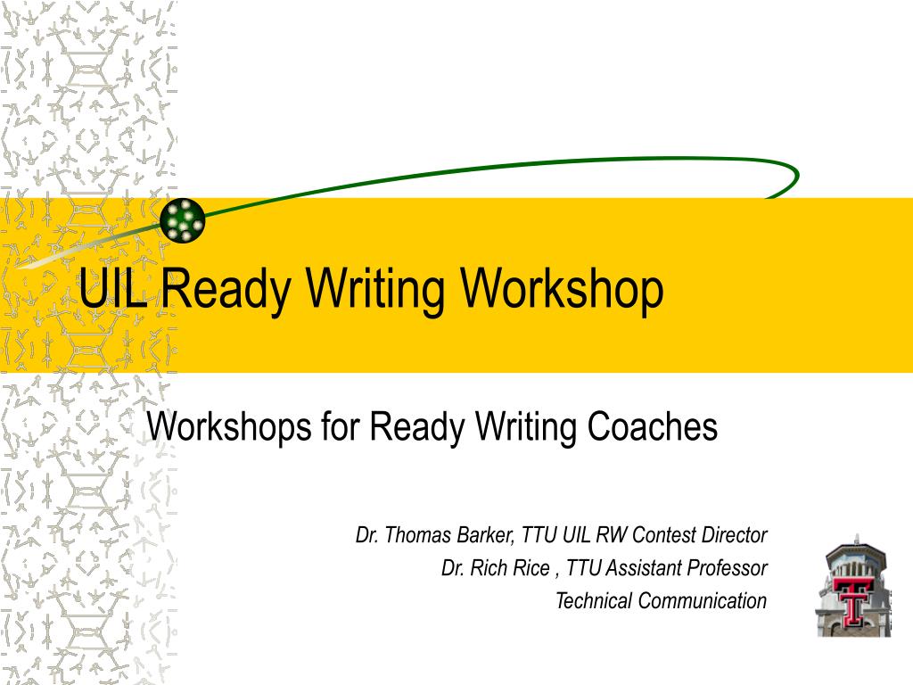 PPT - UIL Ready Writing Workshop PowerPoint Presentation, free download ...