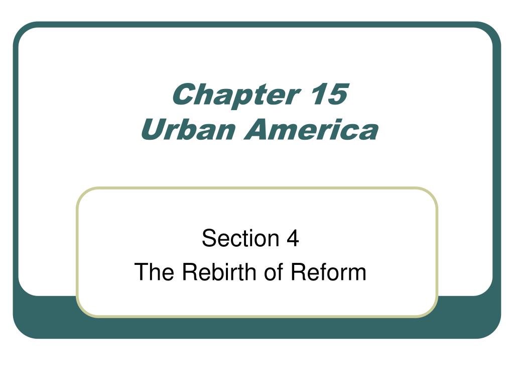PPT - Chapter 15 Urban America PowerPoint Presentation, free download ...