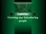PPT - Introducing people Conversation activity PowerPoint Presentation ...