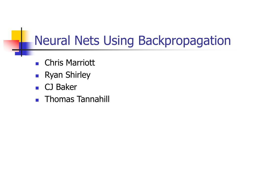 PPT - Neural Nets Using Backpropagation PowerPoint Presentation, free ...