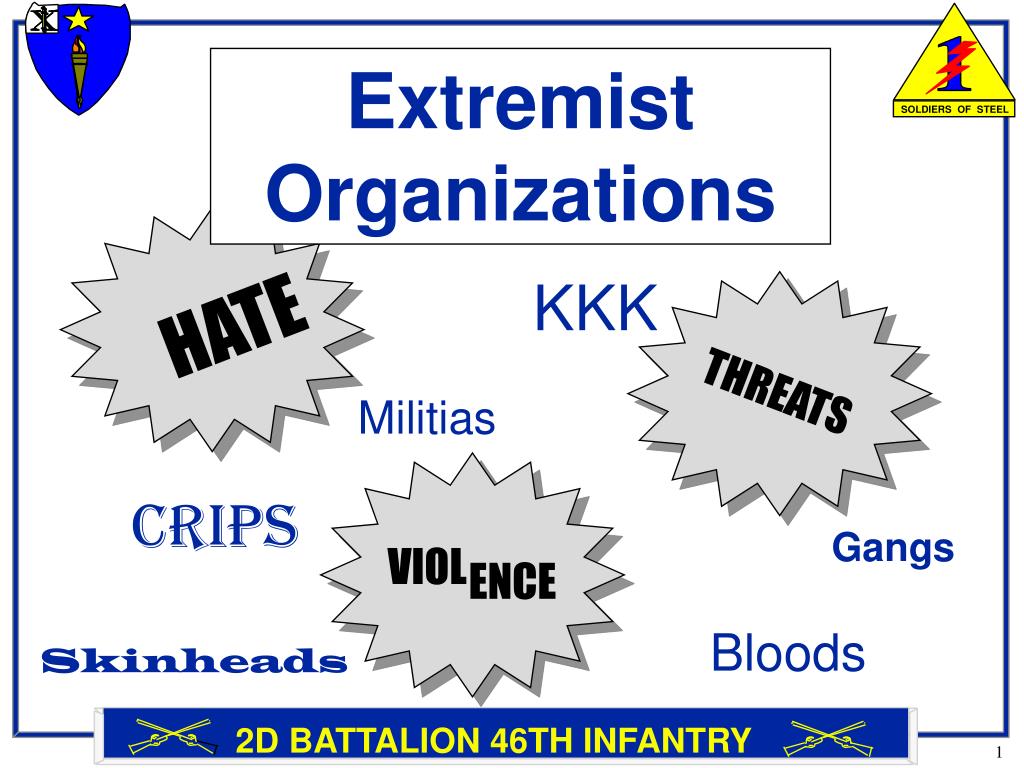 PPT - Extremist Organizations PowerPoint Presentation, free download ...