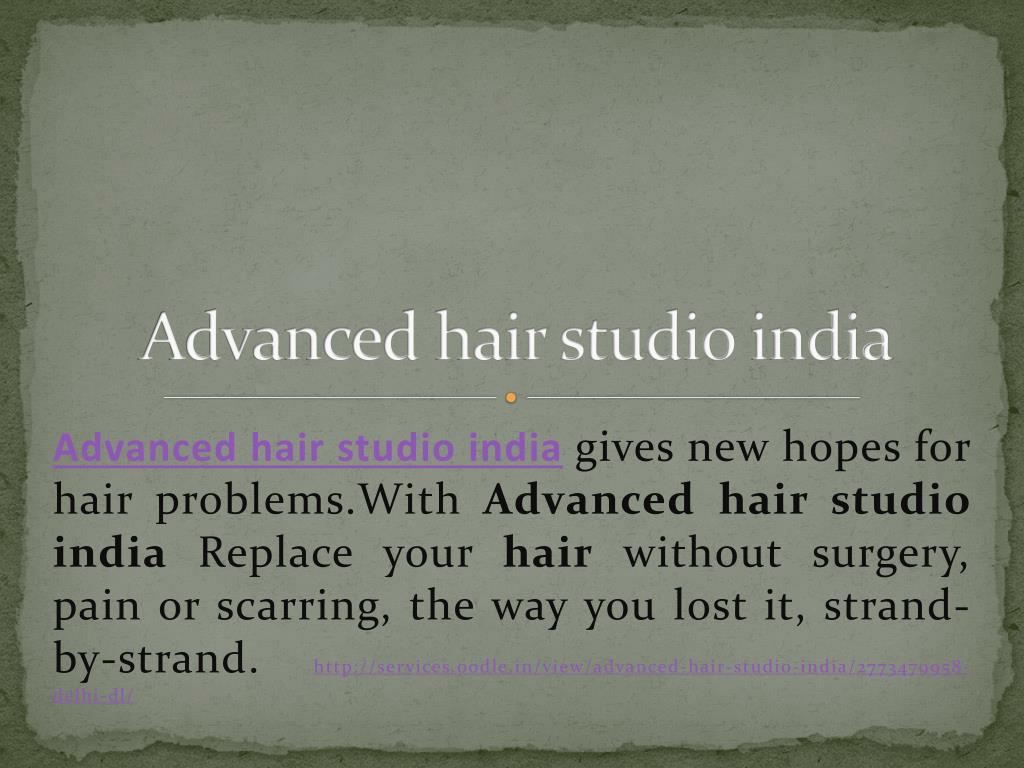 PPT - Advanced Hair Studio India PowerPoint Presentation, free download ...