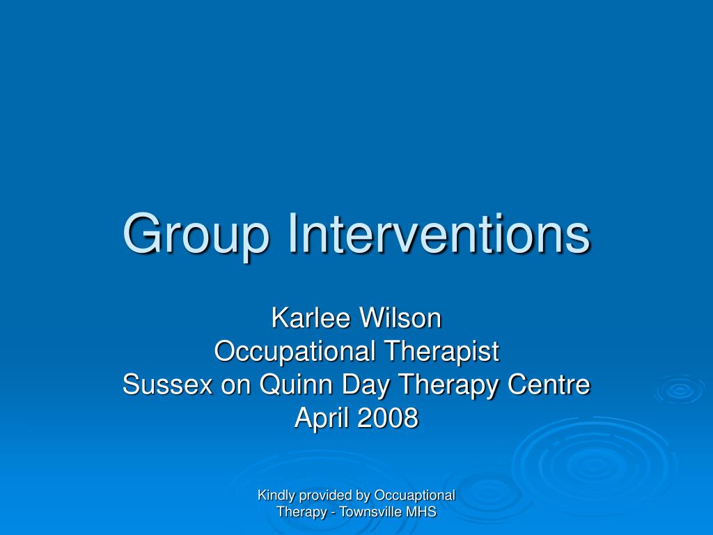 PPT - Group Interventions PowerPoint Presentation, free download - ID ...