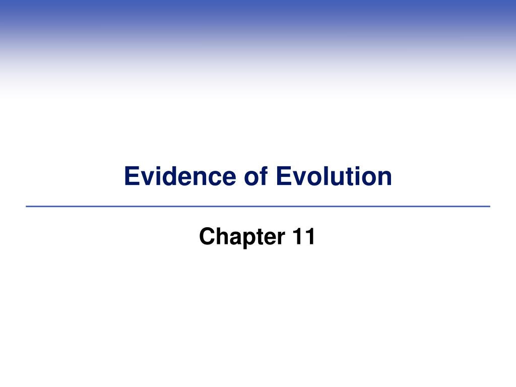 PPT - Evidence of Evolution PowerPoint Presentation, free download - ID ...