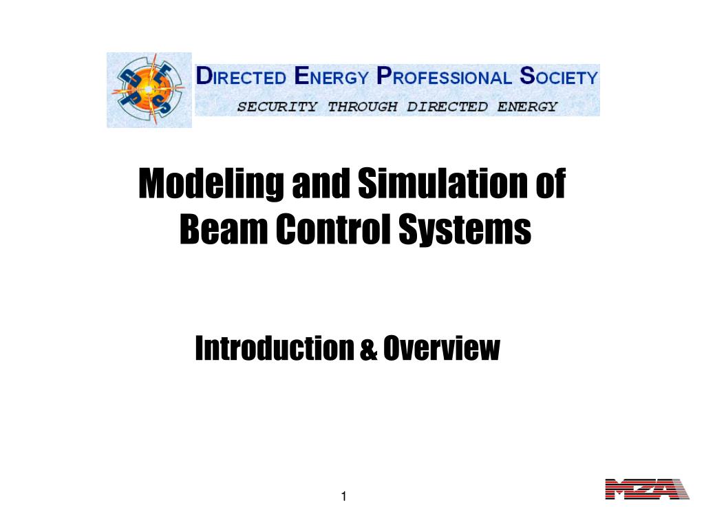 PPT - Modeling and Simulation of Beam Control Systems PowerPoint ...