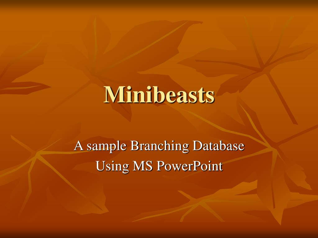 PPT - Minibeasts PowerPoint Presentation, free download - ID:210443