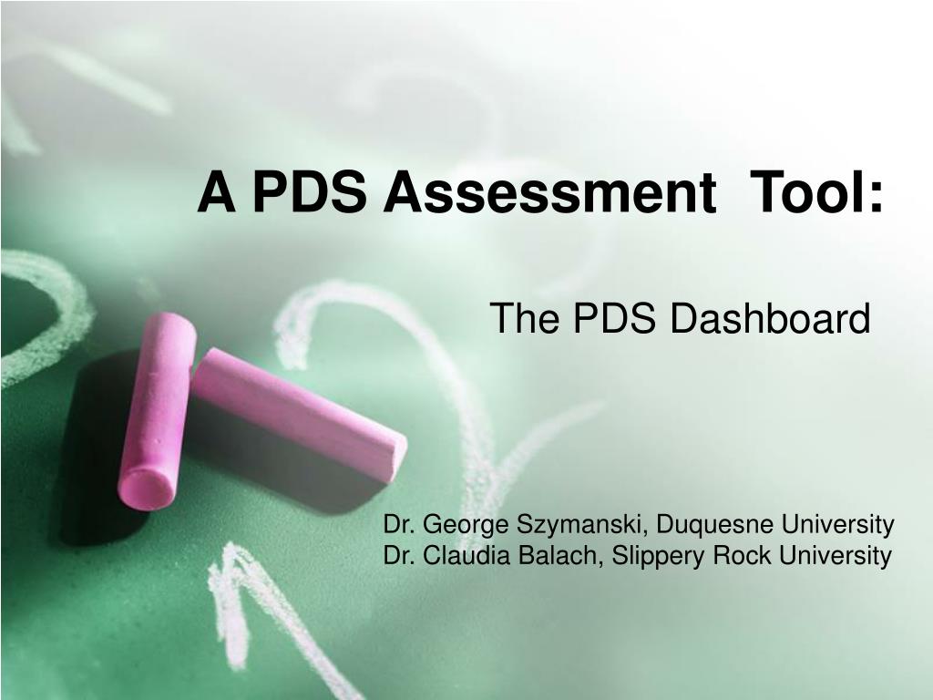 PPT - A PDS Assessment Tool: PowerPoint Presentation, free download ...