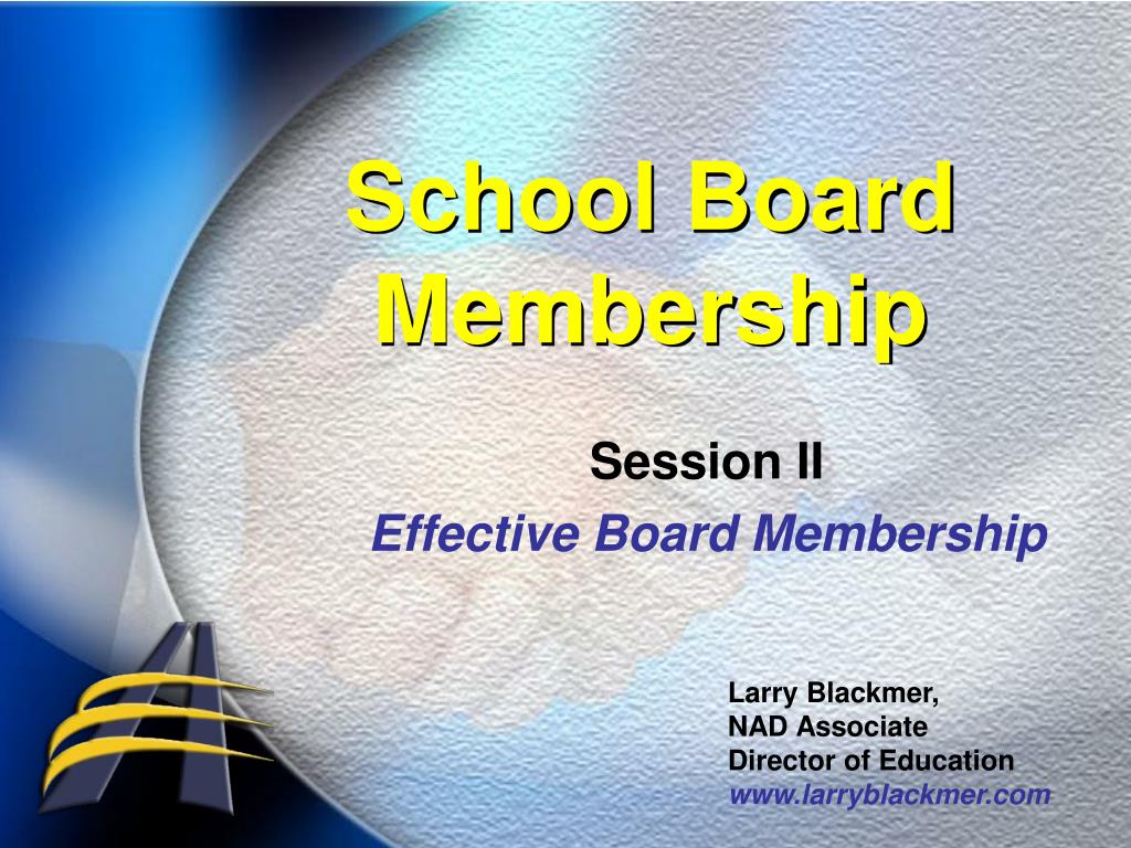 PPT - School Board Membership PowerPoint Presentation, free download ...