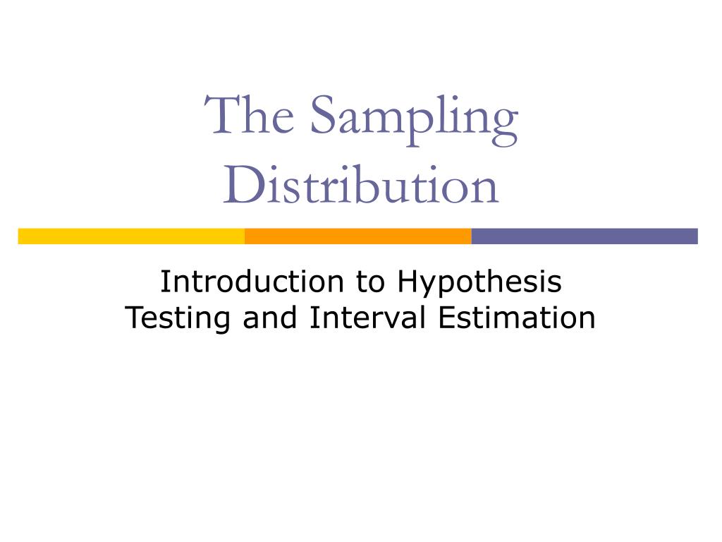 PPT - The Sampling Distribution PowerPoint Presentation, free download ...