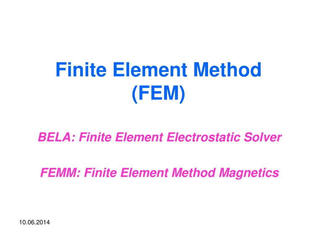 PPT - Finite Element Method (FEM) PowerPoint Presentation, free ...