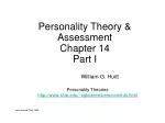 PPT - Chapter 14 Personality PowerPoint Presentation, free download ...