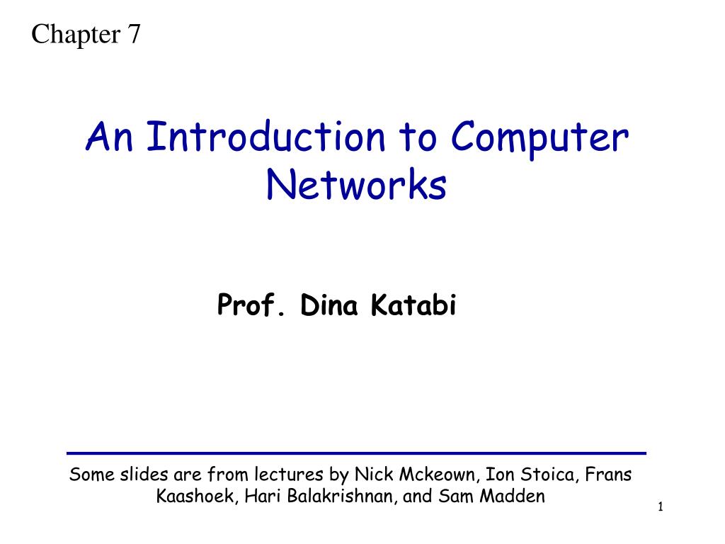 PPT - An Introduction to Computer Networks PowerPoint Presentation ...