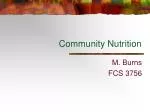 PPT - Community Nutrition PowerPoint Presentation, free download - ID ...