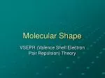 PPT - Chapter 8 Molecular Shape PowerPoint Presentation, free download ...