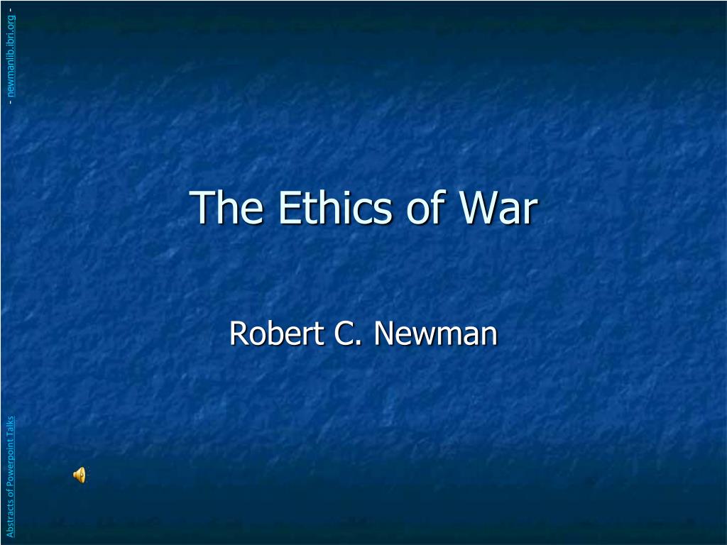 PPT - The Ethics of War PowerPoint Presentation, free download - ID:215413