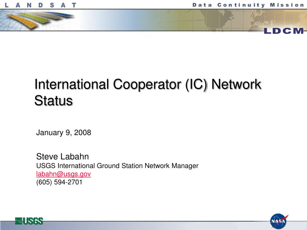 PPT - International Cooperator (IC) Network Status PowerPoint ...