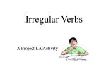 PPT - Irregular and Regular Verbs PowerPoint Presentation, free ...