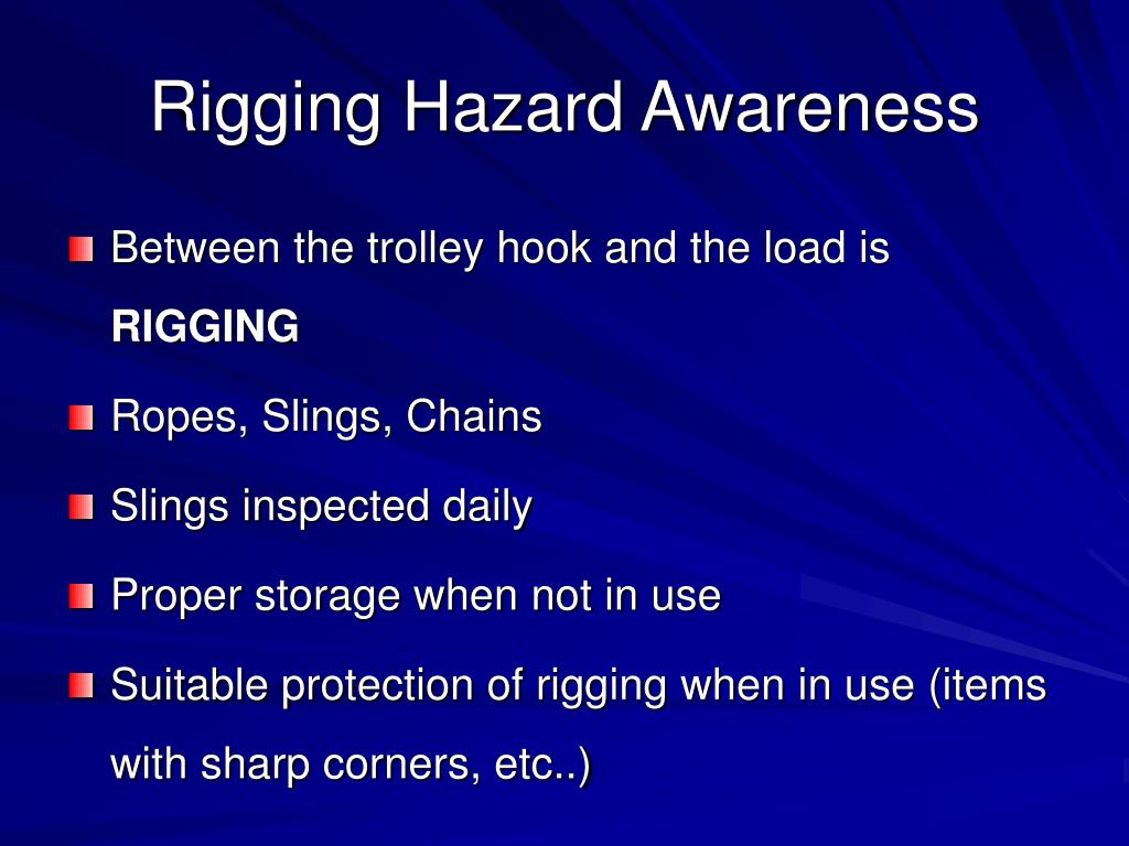 PPT - Rigging Hazard Awareness PowerPoint Presentation, free download ...
