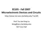PPT - EE105 Microelectronic Devices and Circuits PowerPoint ...