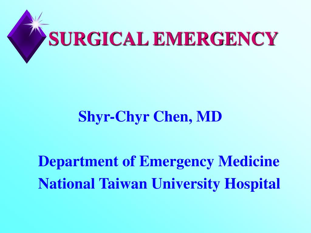 PPT - SURGICAL EMERGENCY PowerPoint Presentation, free download - ID:218528