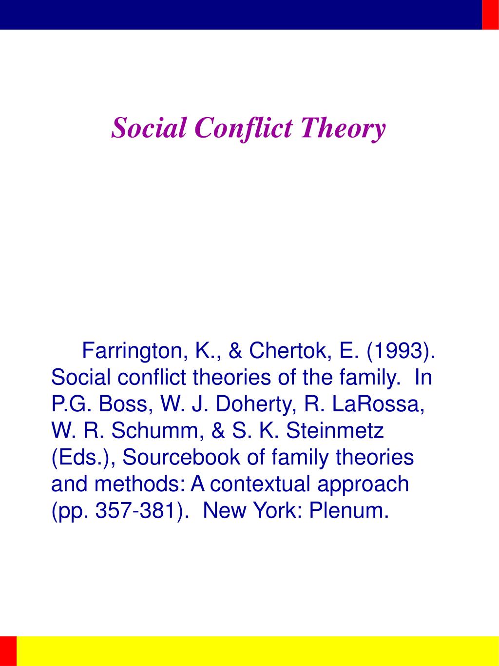 PPT - Social Conflict Theory PowerPoint Presentation, free download ...