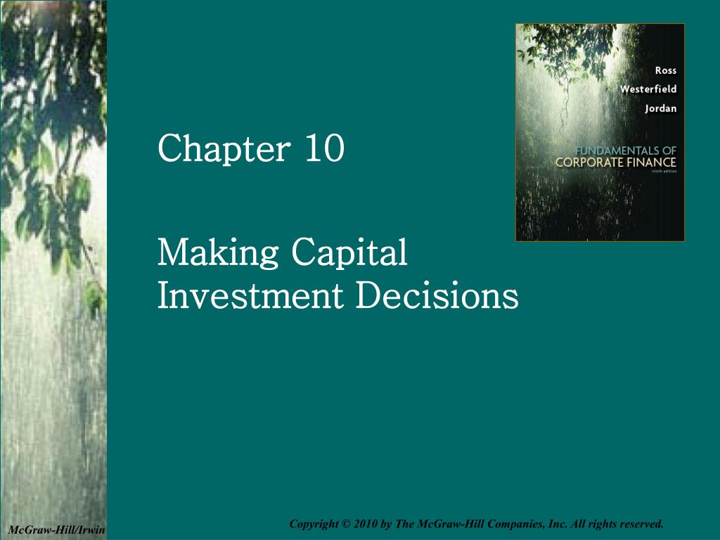 PPT - Chapter 10 Making Capital Investment Decisions PowerPoint ...