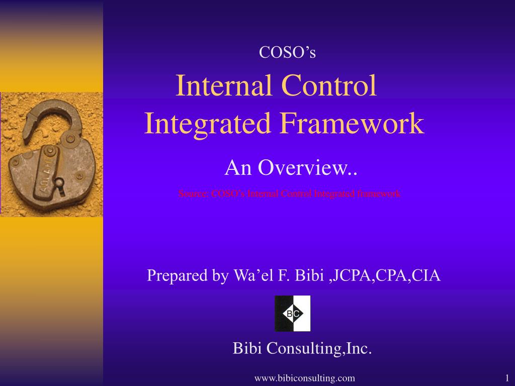 PPT - Internal Control Integrated Framework PowerPoint Presentation ...