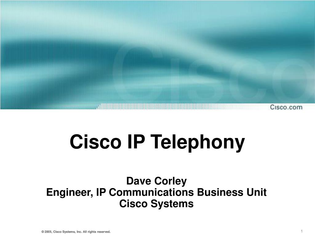 PPT - Cisco IP Telephony PowerPoint Presentation, free download - ID:219850
