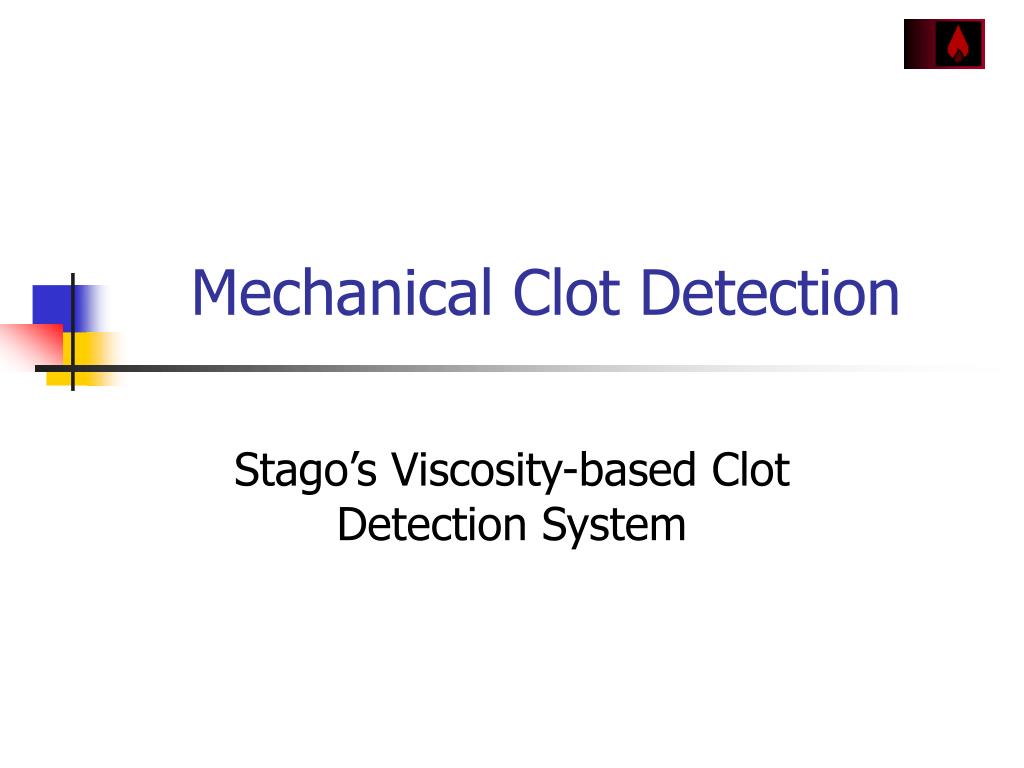 PPT - Mechanical Clot Detection PowerPoint Presentation, free download ...