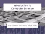 PPT - INTRODUCTION TO COMPUTER SCIENCE PowerPoint Presentation, free ...