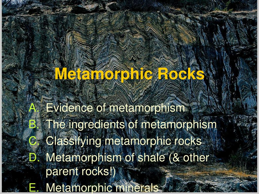 PPT - Metamorphic Rocks PowerPoint Presentation, free download - ID:224978