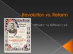 PPT - Reform, Resistance, Revolution PowerPoint Presentation, free ...