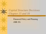 PPT - Capital Structure: Basic Concepts PowerPoint Presentation, free download - ID:9312477