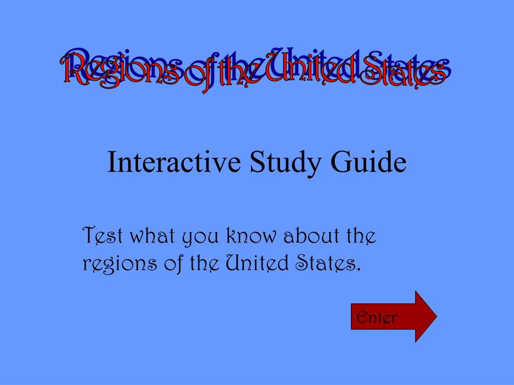 PPT - Interactive Study Guide PowerPoint Presentation, free download ...