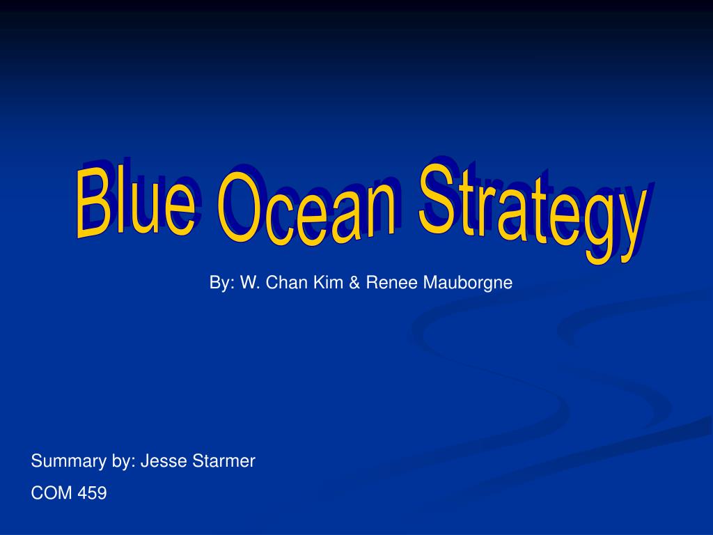 PPT - Blue Ocean Strategy PowerPoint Presentation, free download - ID ...