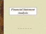 PPT - TOOLS OF FINANCIAL STATEMENT ANALYSIS PowerPoint Presentation ...