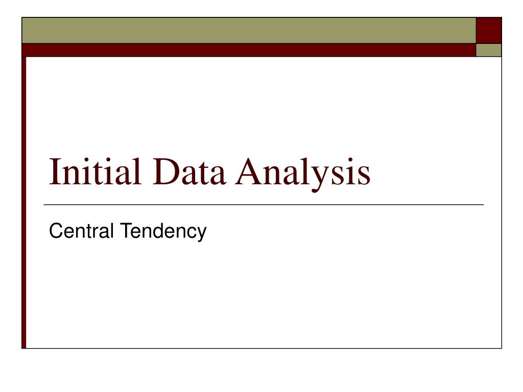 PPT - Initial Data Analysis PowerPoint Presentation, free download - ID ...