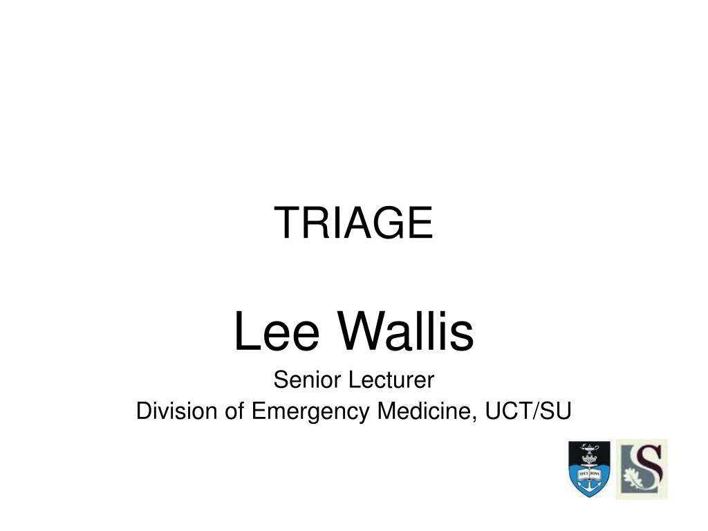PPT - TRIAGE PowerPoint Presentation, free download - ID:228273