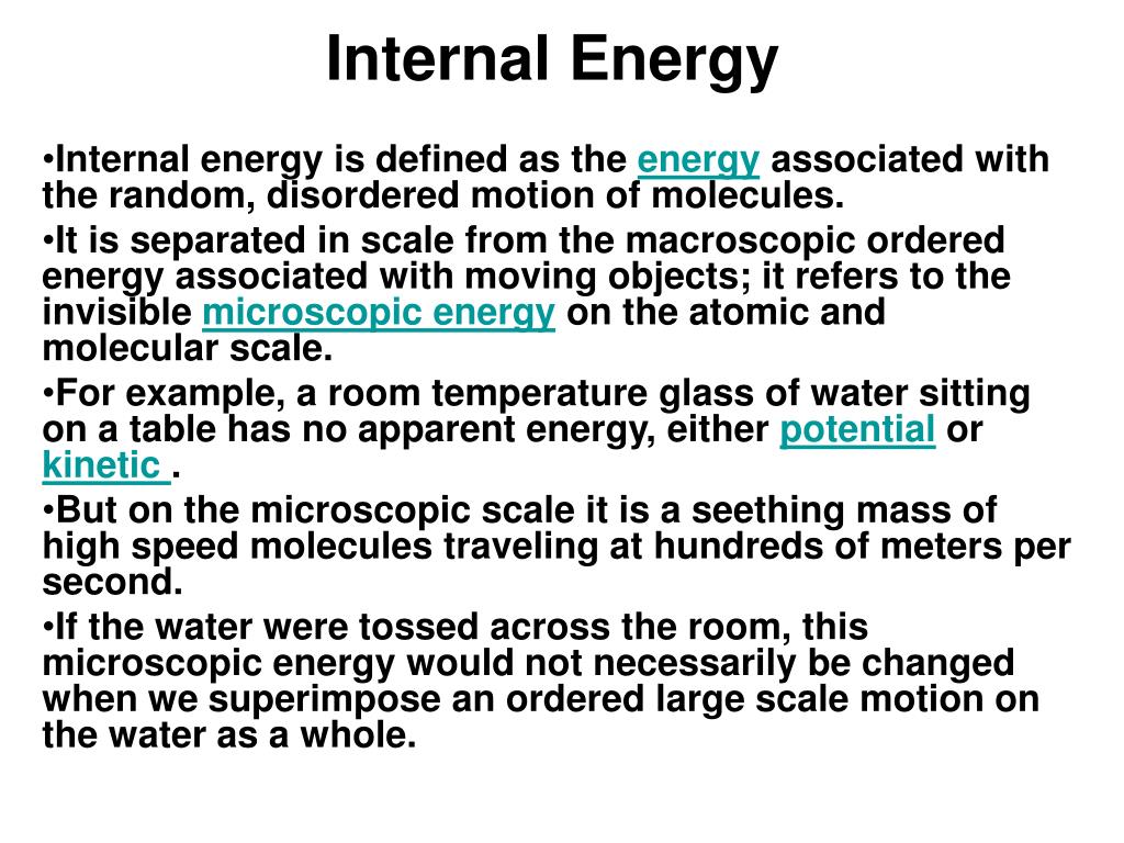 PPT - Internal Energy PowerPoint Presentation, free download - ID:228307